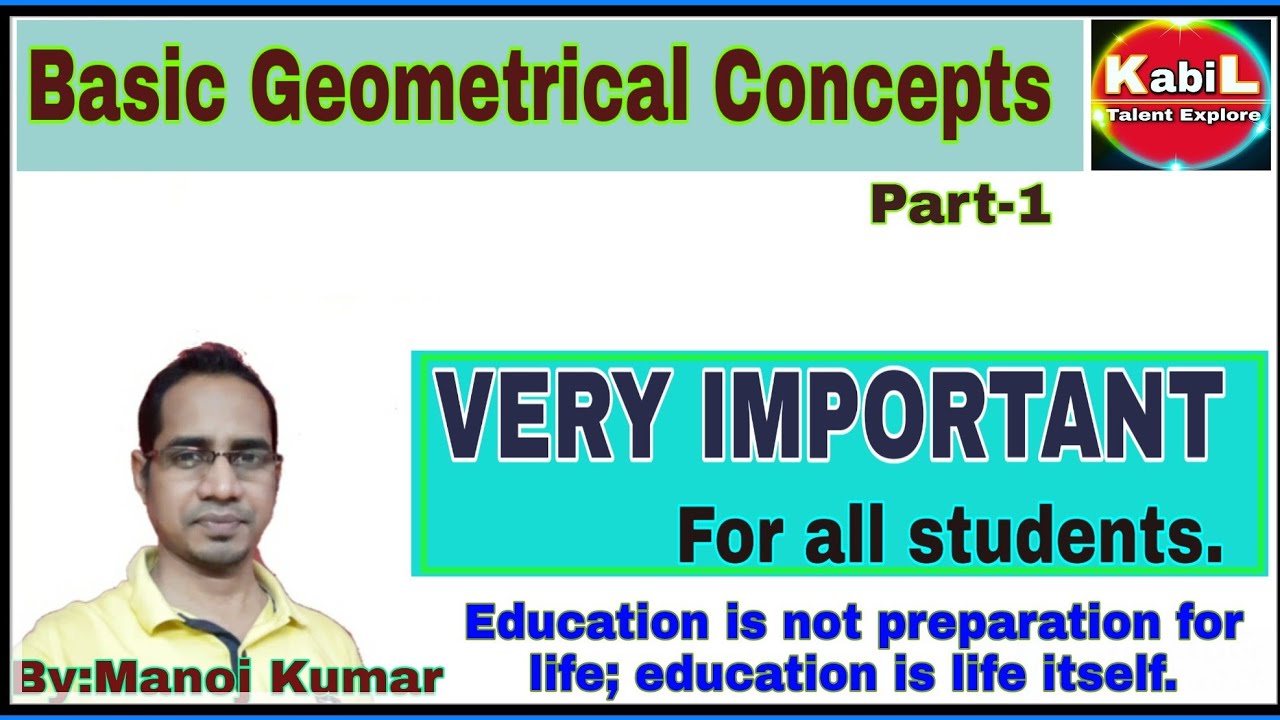 Basic Geometrical Concepts. (Part-1) - YouTube
