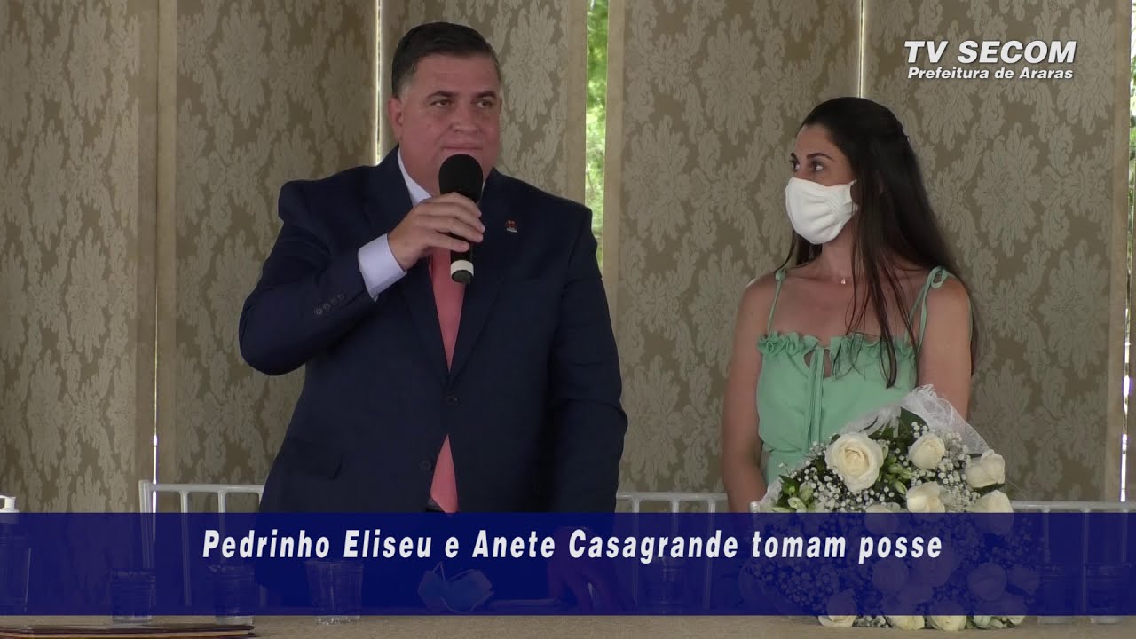 Pedrinho Eliseu e Anete tomam posse - YouTube