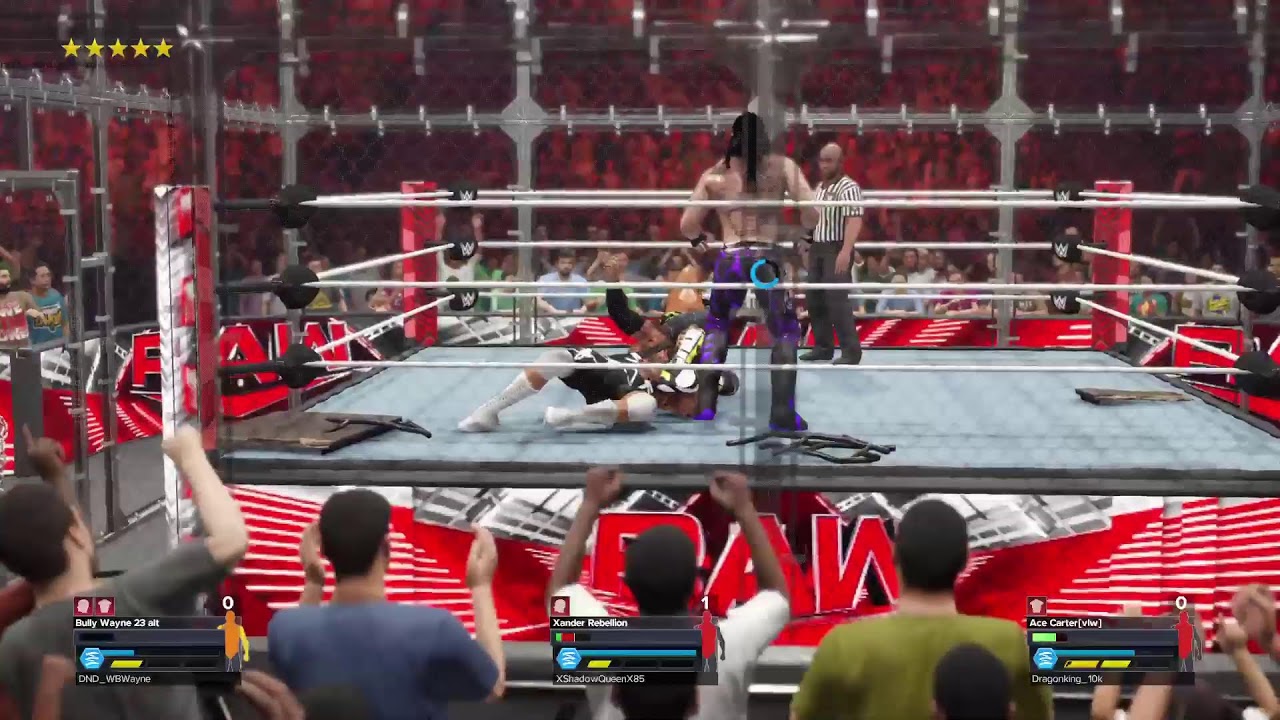 Xander Rebellion vs Bully Wayne vs Ace Carter - YouTube