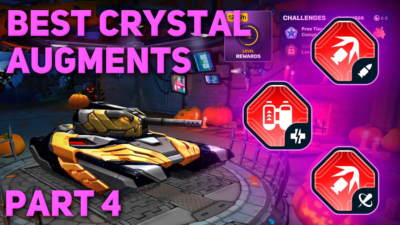 Tanki Online - Best Crystal Augments Highlights! | Smoky, Gauss and ...
