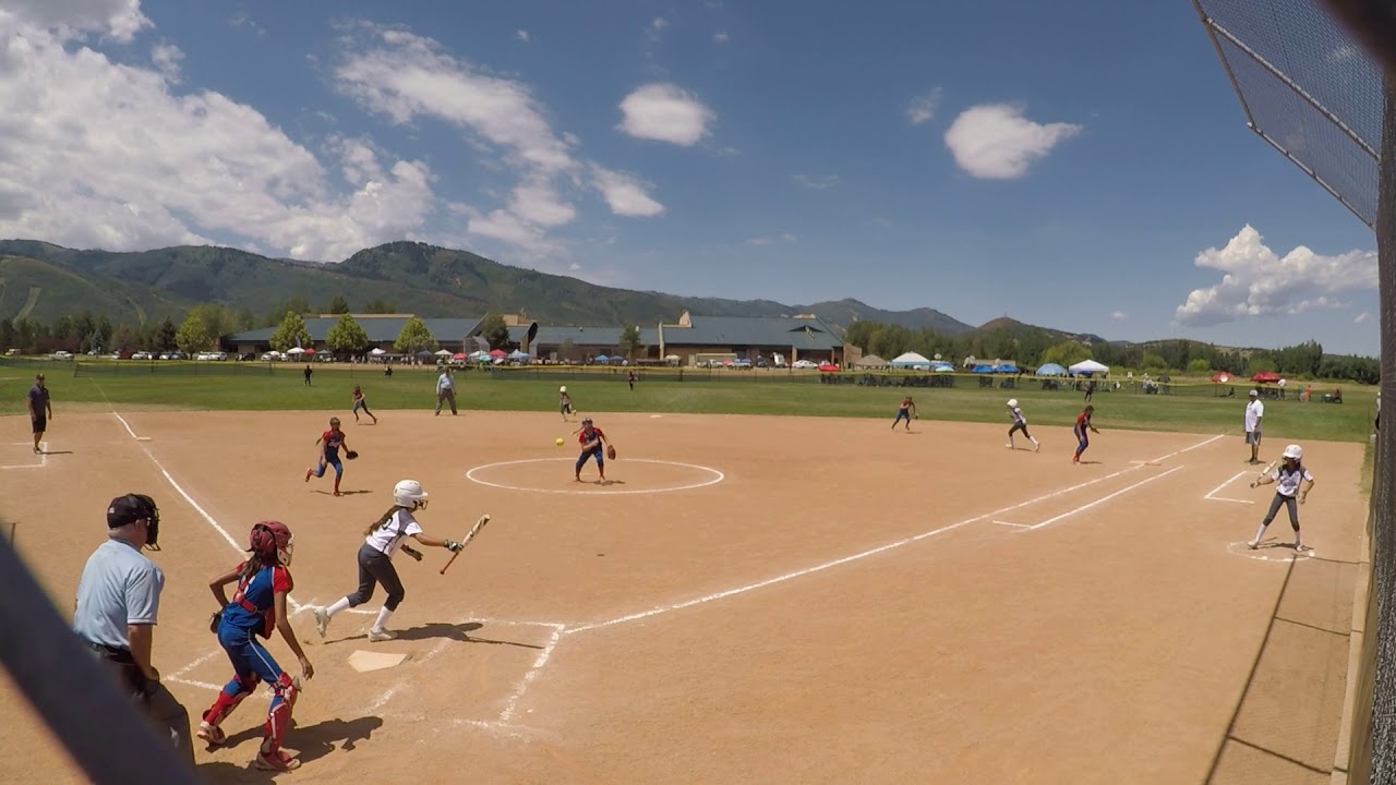 SoCal Choppers Franco vs. Angels #00 with a great bunt - YouTube