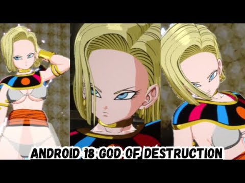 ANDROID 18 GOD OF DESTRUCTION:DRAGON BALL SPARKING ZERO PC GAMEPLAY# ...