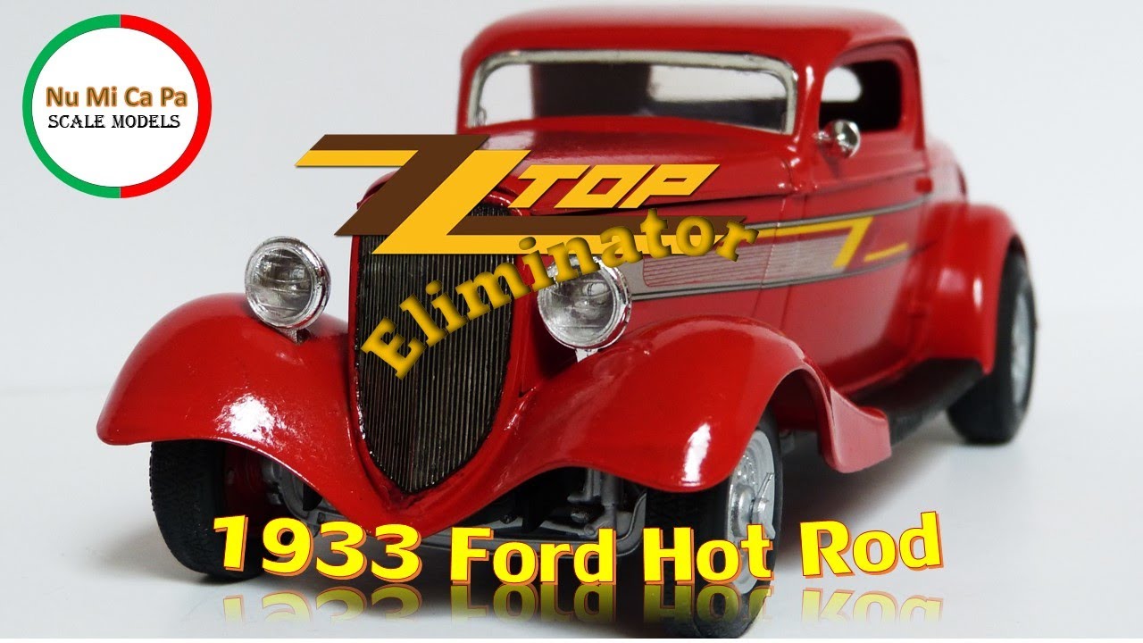 1933 Ford Hot Rod, ZZ Top Eliminator, Revell No. 85-4465 1:24 Scale ...