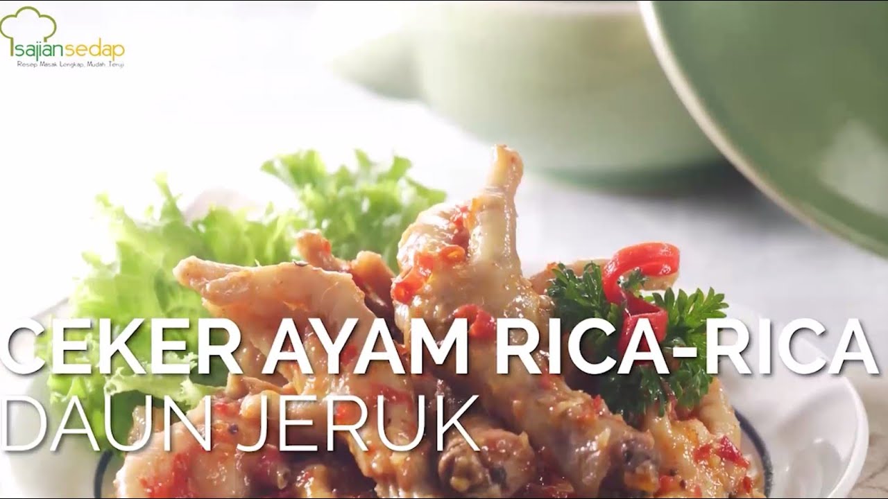 CARA MEMBUAT CEKER AYAM RICA-RICA DAUN JERUK SAJIAN NATAL DENGAN RASA ...