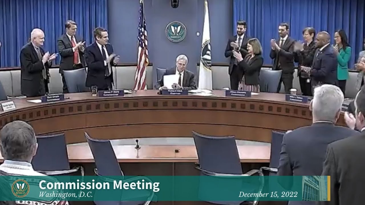 FERC Commission Meeting | December 2022 Open Meeting - YouTube