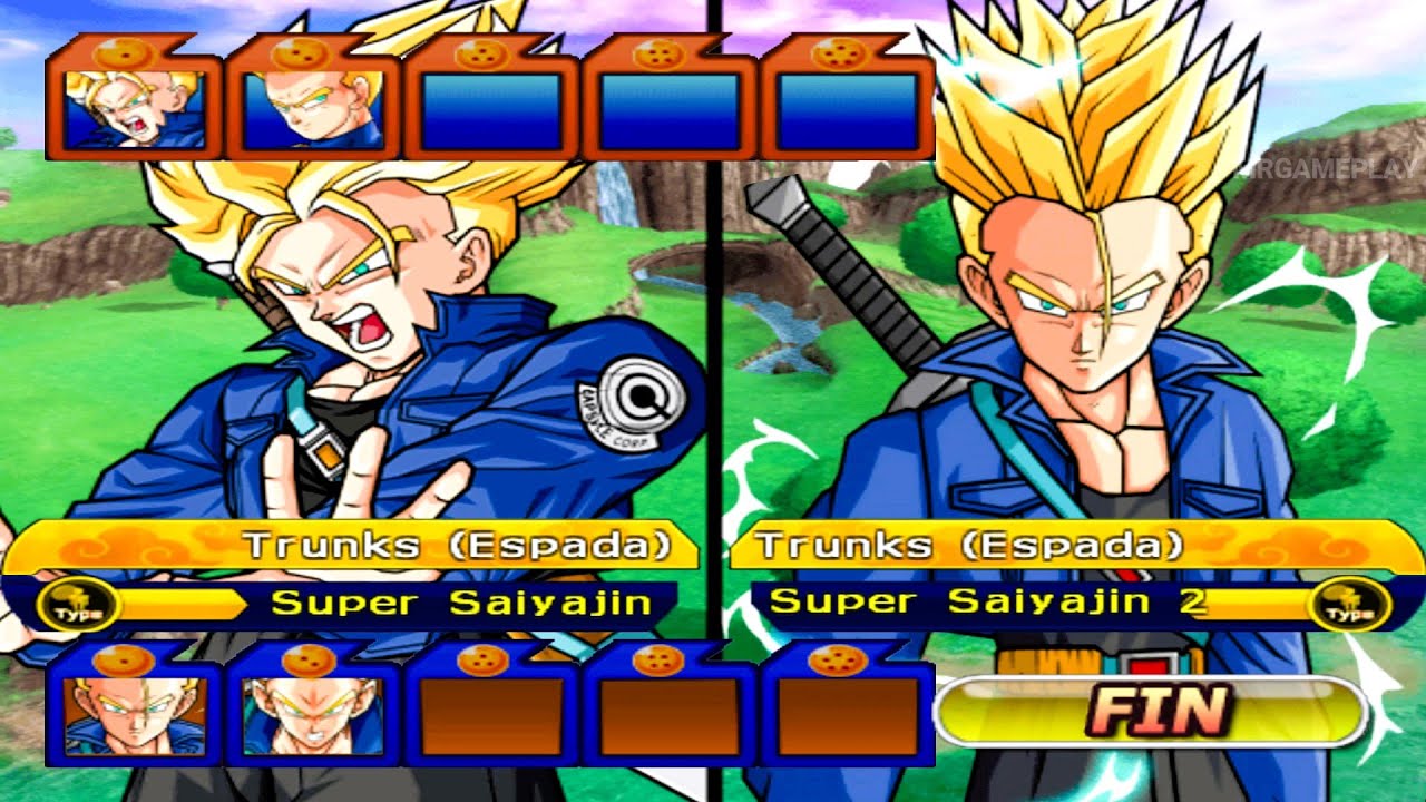 Trunks DBZ vs Trunks DBS - DBZ BT3 NIVEL EXTREMO - YouTube
