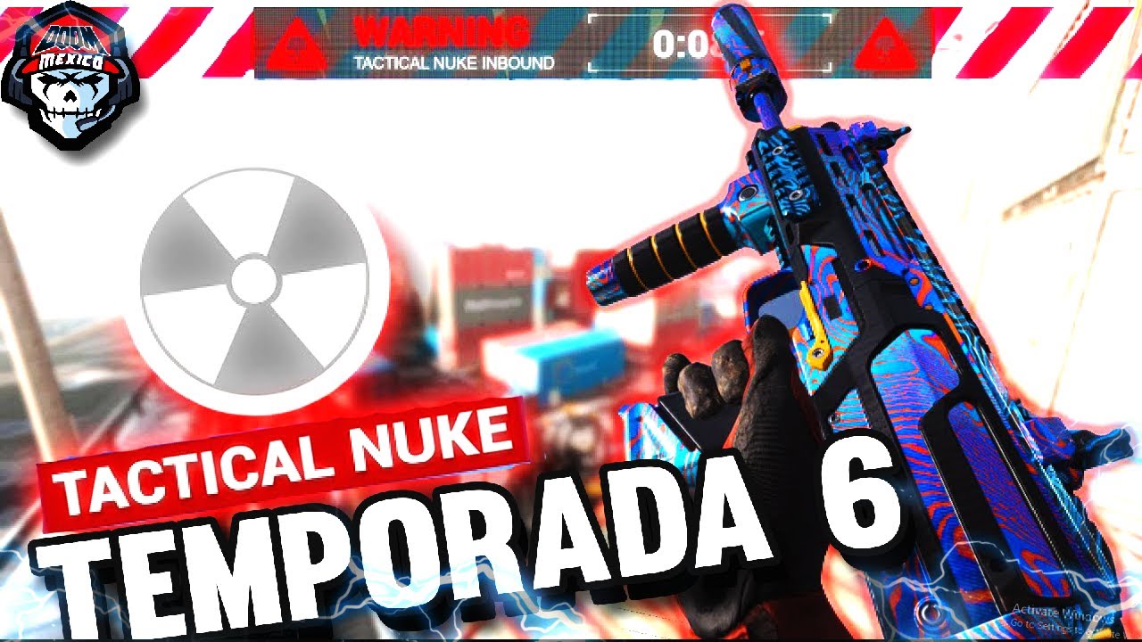 TACTICAL NUKE CON LA MP7 TEMPORADA 6 USA ESTA CLASE ESTA CHETADA MODERN ...