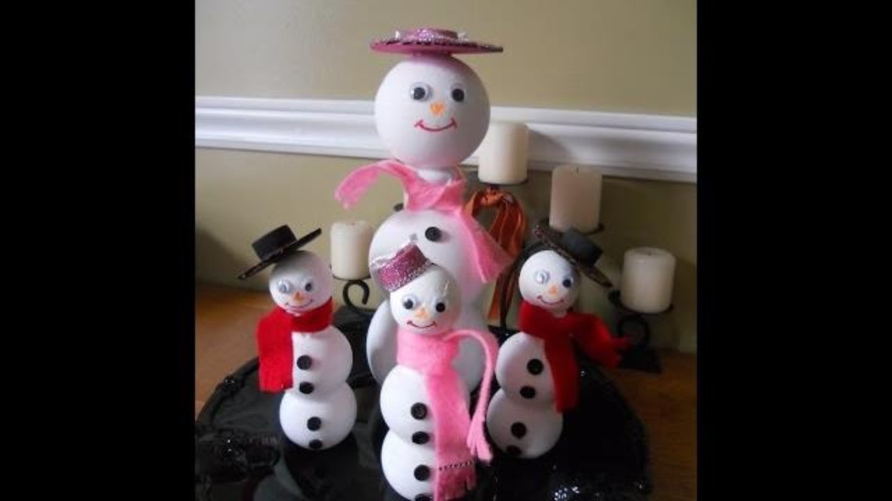 Recycled Snowman - YouTube
