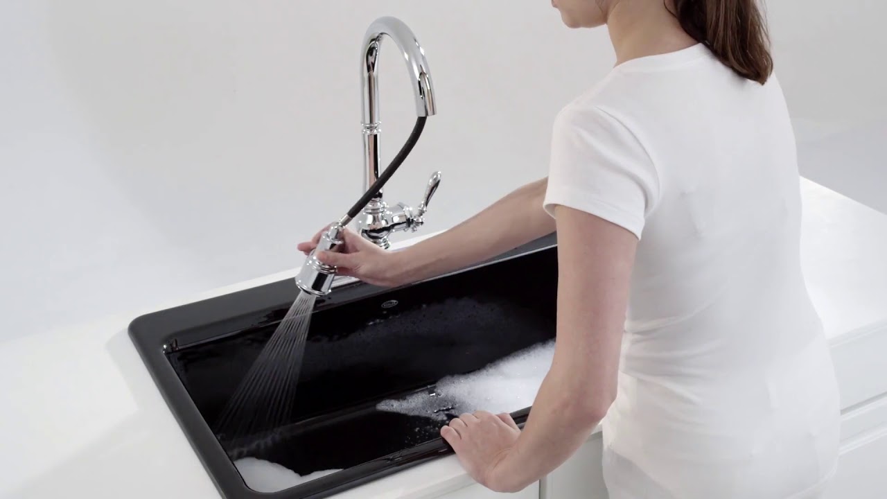 KOHLER BerrySoft and Sweep™ Spray - YouTube