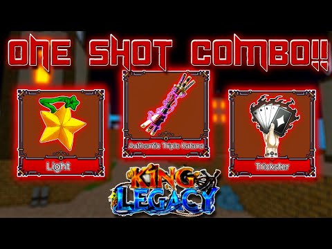 Light + ATK + Trickster = 1 SHOT? [ King Legacy PVP ]