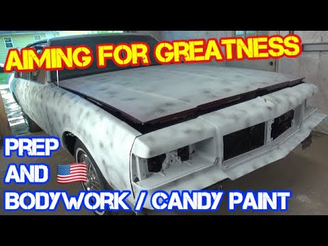 Bodywork & Prep For Spraying Candy Paint On A Car / Box Chevy Caprice ...