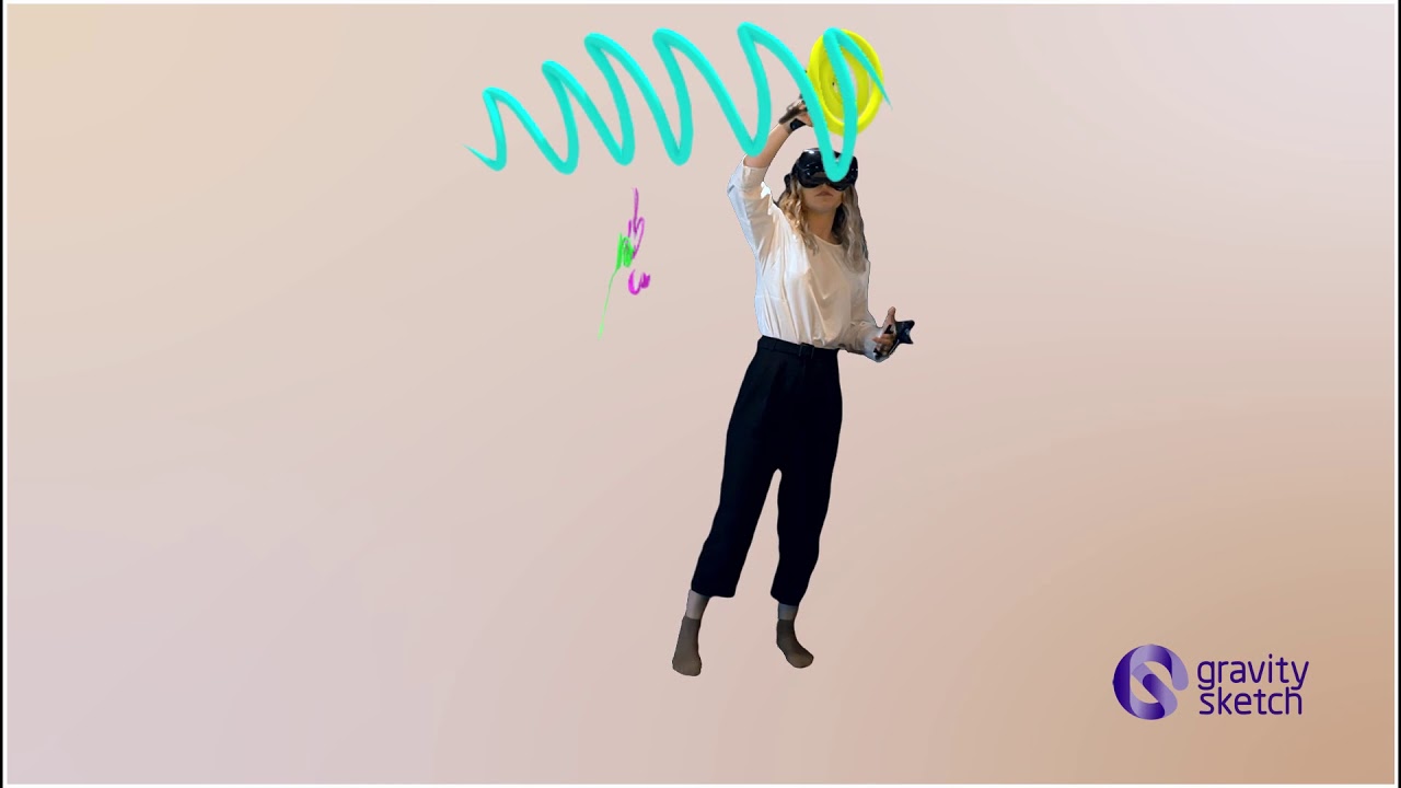 Gravity Sketch Demo with new VR Controller etee - YouTube