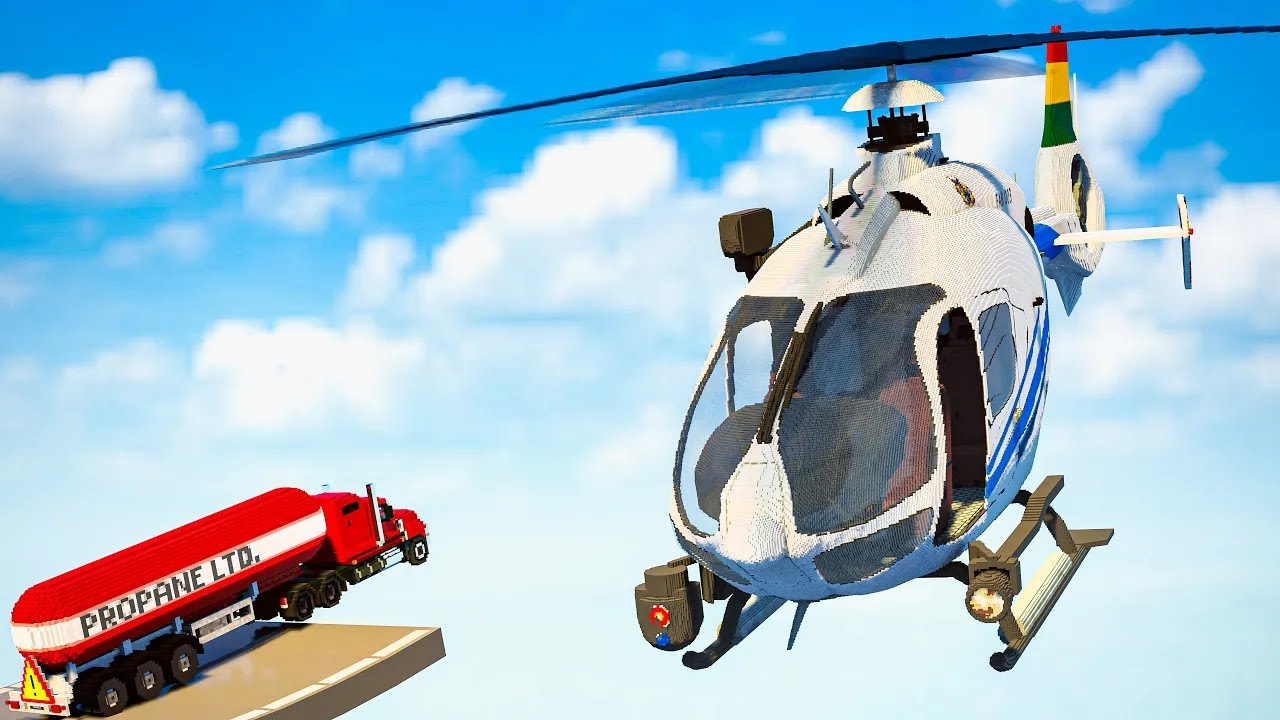 Cars vs Helicopter Teardown - YouTube