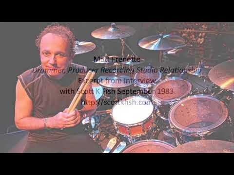Matt Frenette - Drummer, Producer Recording Studio Relationship - YouTube