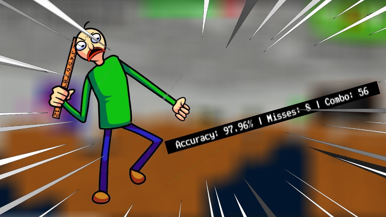 BALD (dismissal, baldi fnf, funky friday) - YouTube