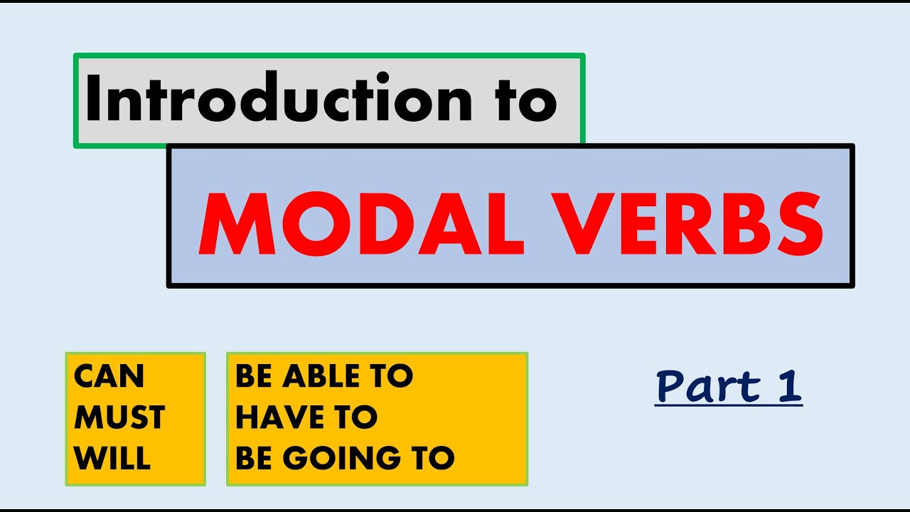 Modals, Phrasal Modals, Basic Rules, Formation, WORKSHEET - YouTube