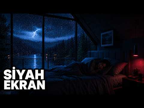 Uzun ve Yorucu Bir Günün Ardından Yağmur Sesleriyle Uyku | SİYAH EKRAN (8 SAAT)