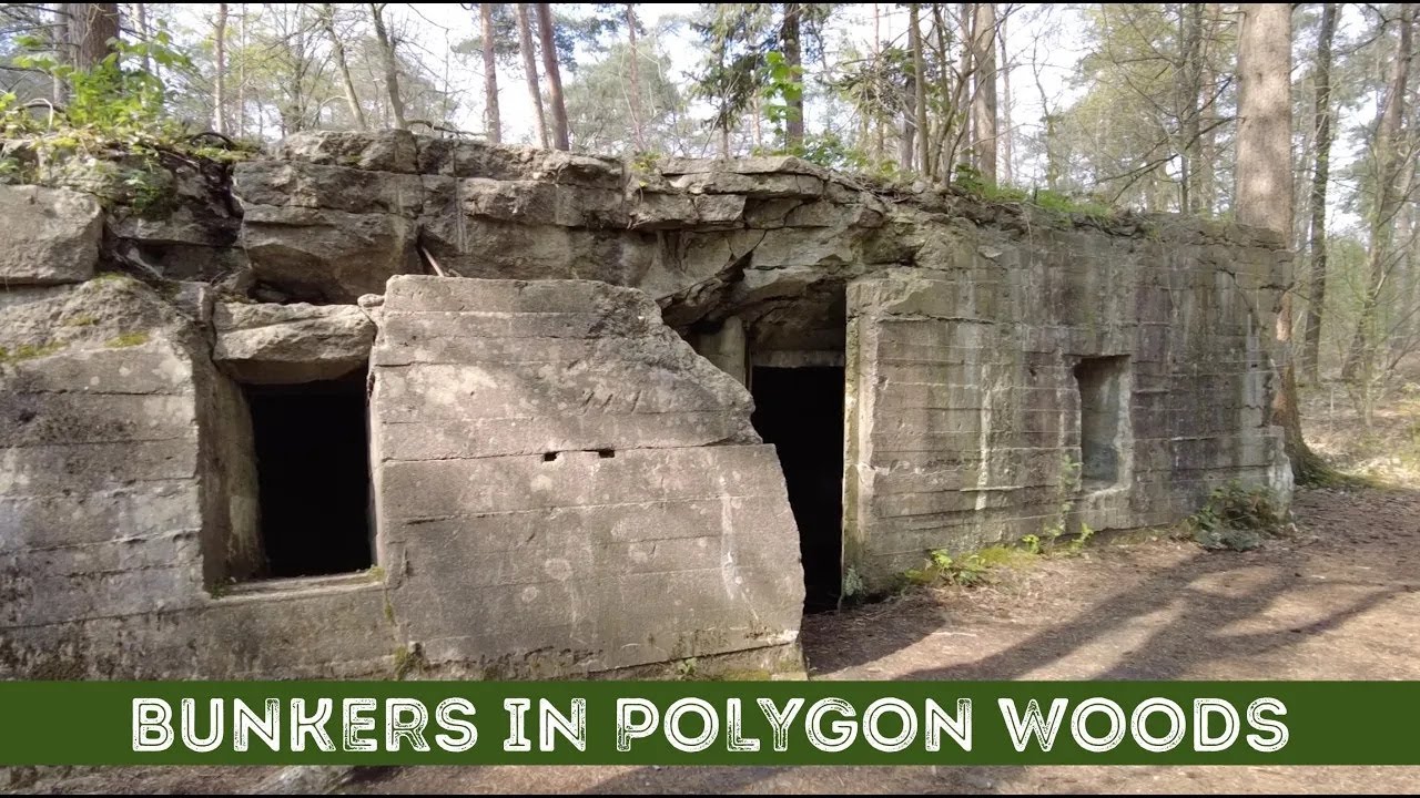 Bunkers at Polygon Wood - YouTube