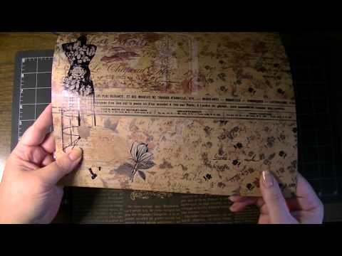 Haberdashery Kraft Paper Pack by The Paper Studio - YouTube