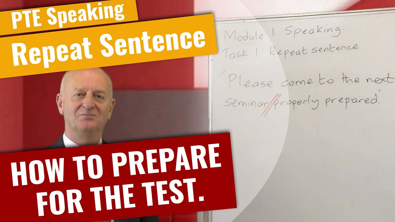 PTE SPEAKING Task 2 Repeat Sentence - practice lesson with worksheets ...