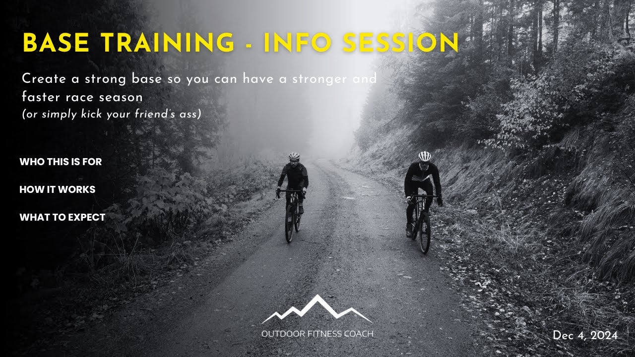 What is Base Training for Cyclist with Outdoor Fitness Coach - YouTube