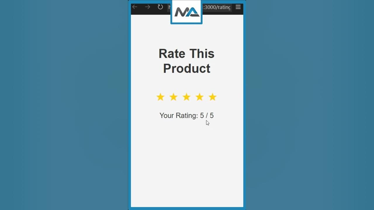 Create a Star Rating System in 60 Seconds! ⏱️ (HTML, CSS, jQuery) #shorts - YouTube