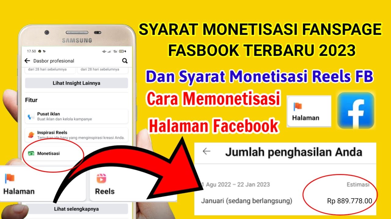 syarat monetisasi fanspage facebook ! cara monetisasi halaman fanspage ...