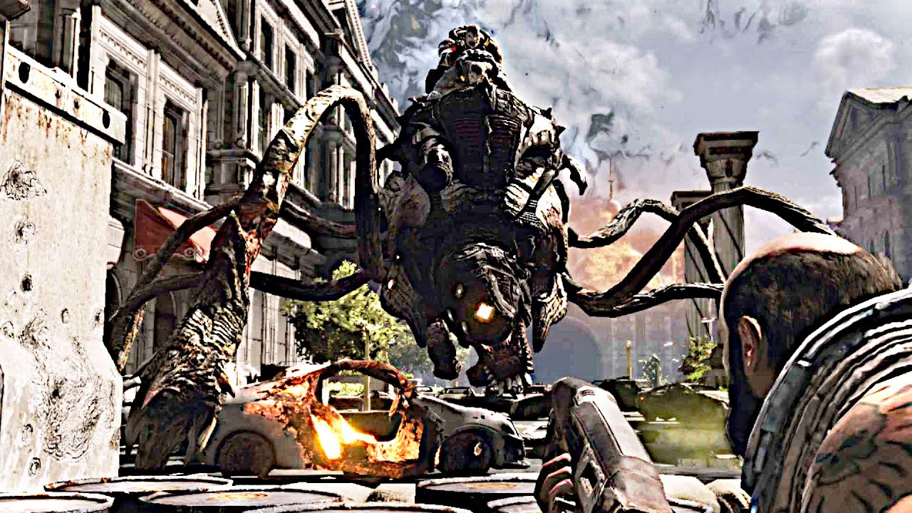 GoW3 Use the Hammer of Dawn Satellite to Repel the Locust - RAAM's ...