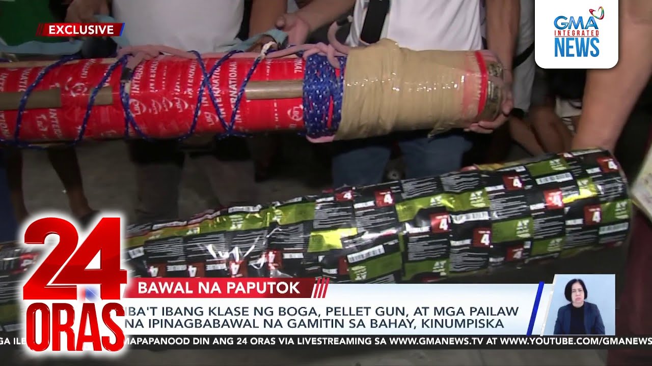 Iba’t ibang klase ng boga, pellet gun, at mga pailaw na ipinagbabawal ...