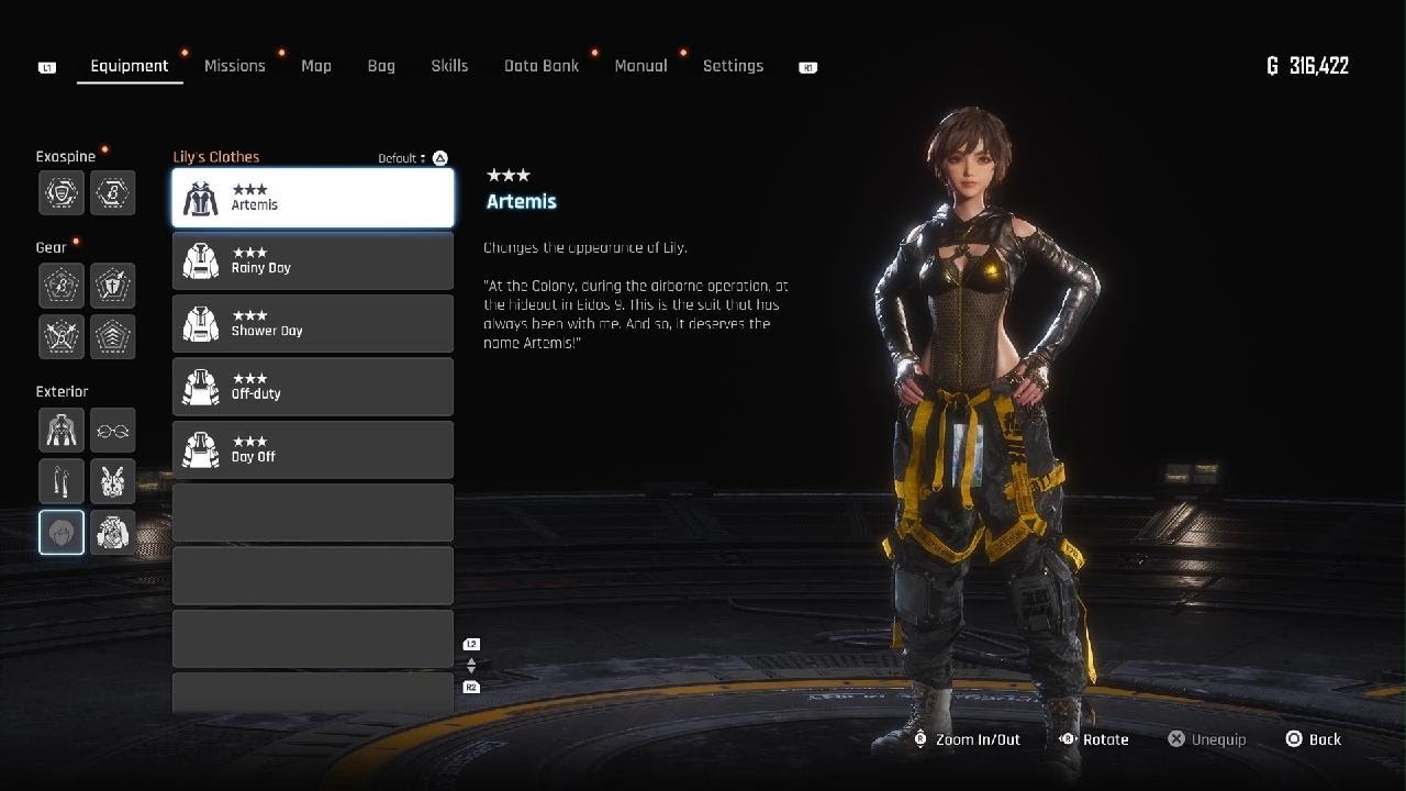 Stellar Blade:Lily Outfits - YouTube