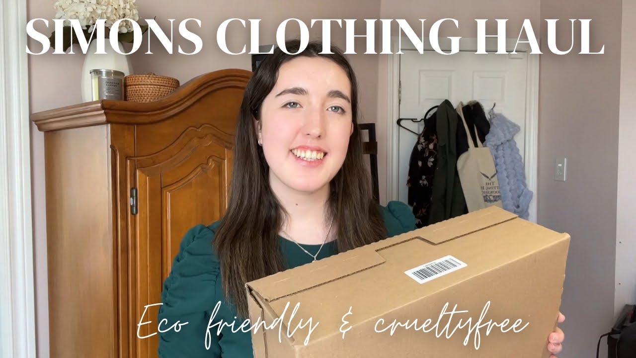 SIMONS CLOTHING - ecofriendly! (Clothing Haul) | Camille Elle - YouTube