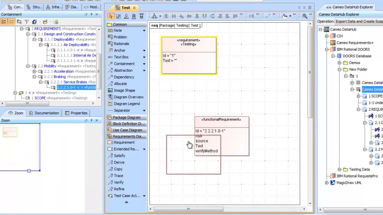 Doors to MD with SysML stereotypes - YouTube
