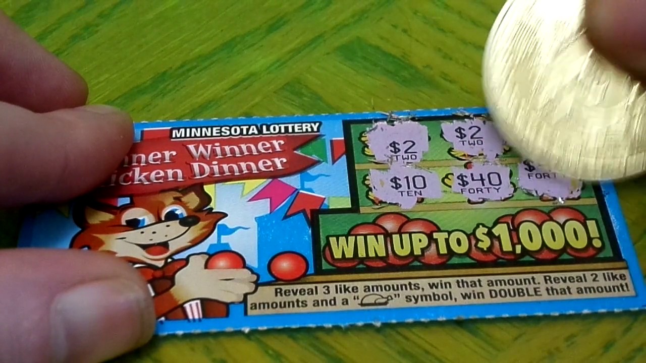 Winner Winner Chicken Dinner $1 Scratch Off Lottery Ticket part 1 - YouTube
