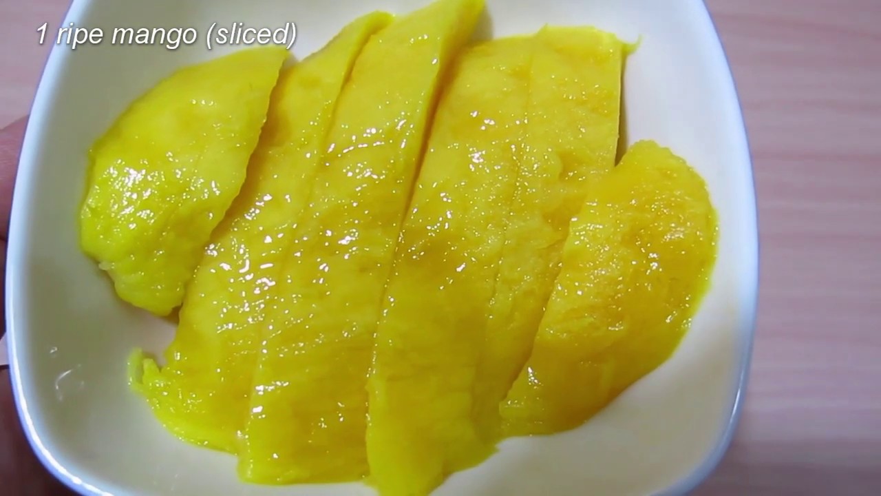 Mango Sticky Rice - Filipino Style - D' TinyApron - YouTube