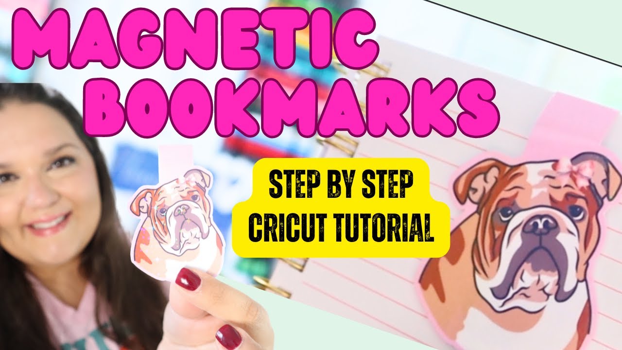 DIY Magnetic Waterproof Bookmarks with your Cricut! Step by step ...