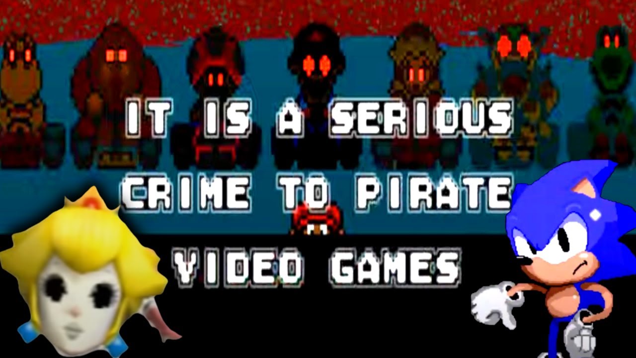 Nintendo and Sega are Crazy - ANTI PIRACY SCREENS IN MARIO AND SONIC ...