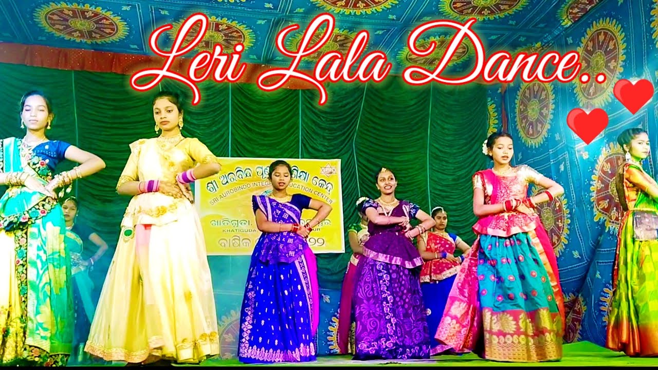 Ame Gujarati Leri Lala Dance // IEC Khatiguda School Girls Dance ...
