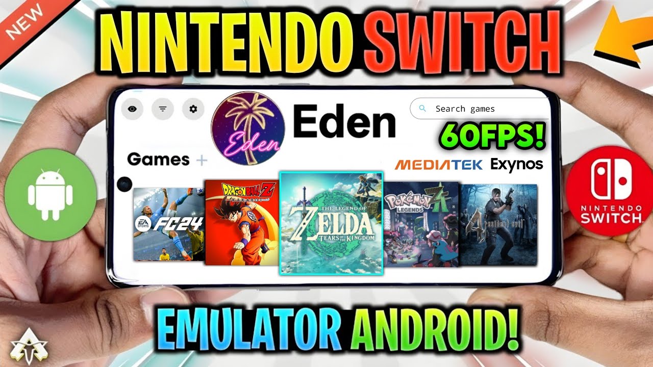 NEW 🔥 HOW TO SETUP NINTENDO SWITCH EMULATOR FOR ANDROID 2026 - EDEN | 60FPS BEST SETTINGS! - YouTube