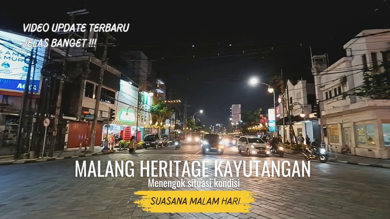 Virtual Tour Kayutangan Malang, Menyusuri Jalan Trotoar KAYUTANGAN ...