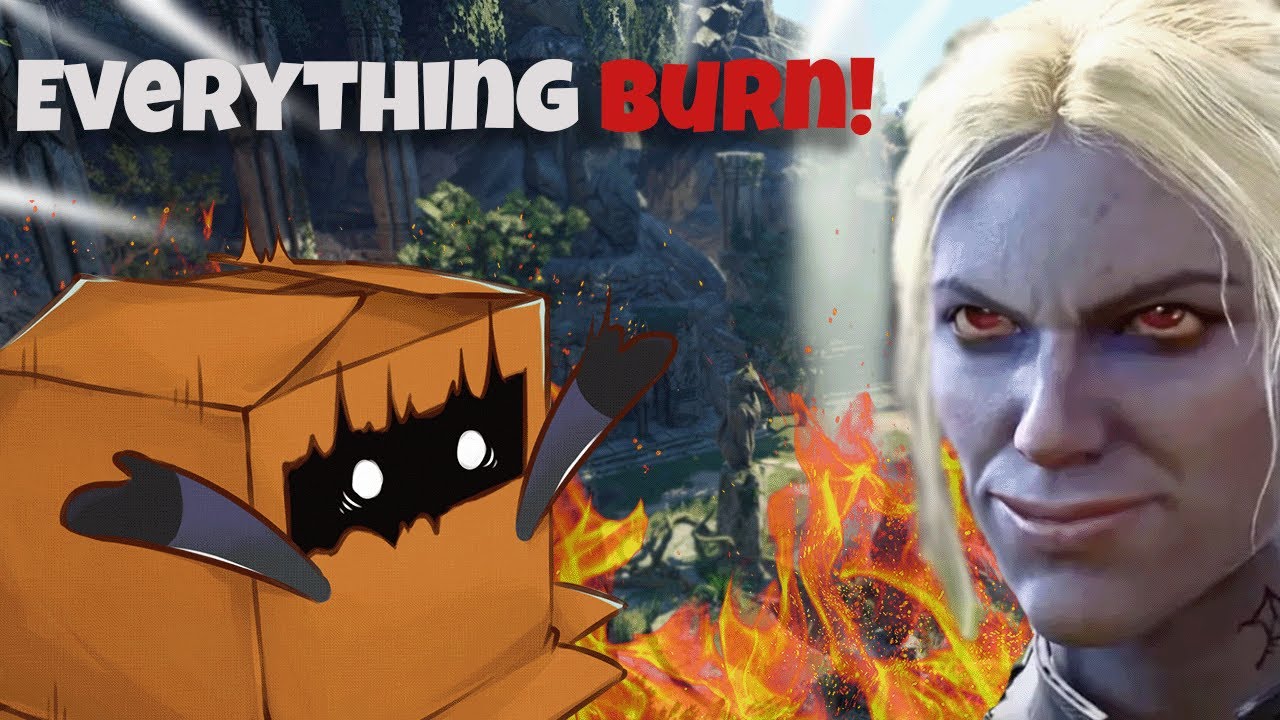 Burning a village for my Goth Dark elf GF! - YouTube
