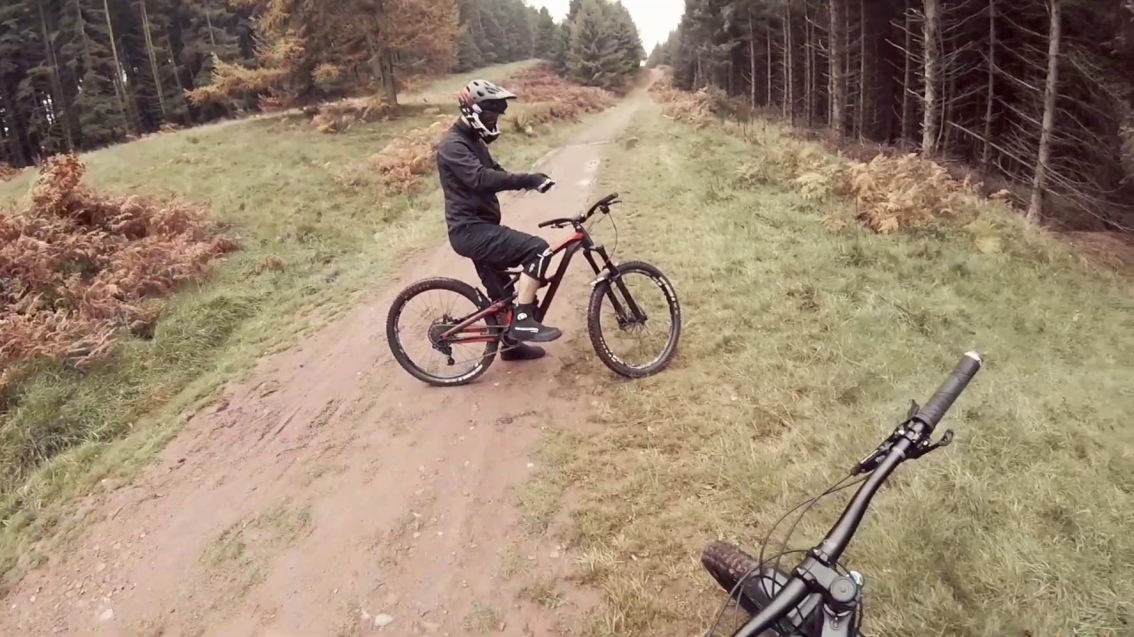 Quantocks Triscombe MTB Trails Sessions....OTB!!!.....TWICE!! - YouTube