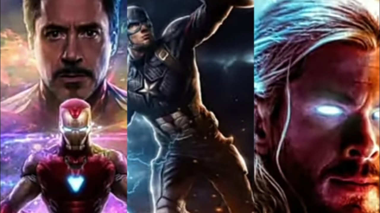 Marvel best trio in marvel Captain america Ironman Thor three frie ...