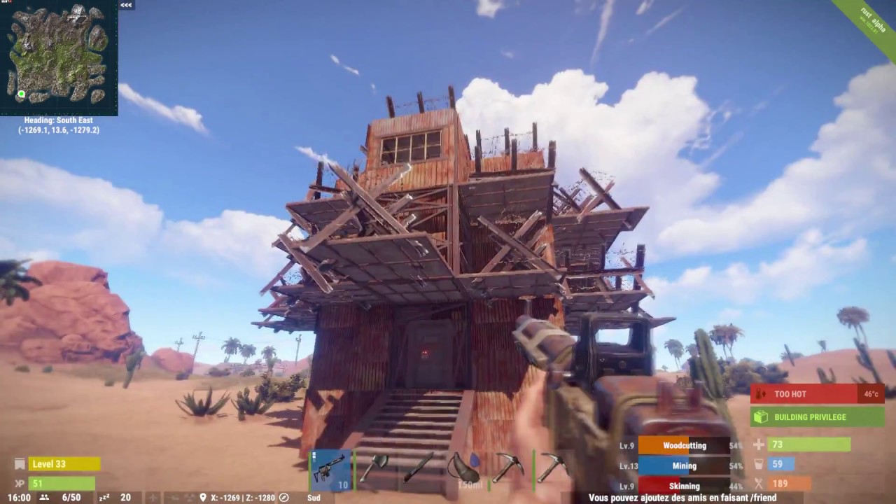 Rust #3 - Nouvelle base: La base prison - YouTube