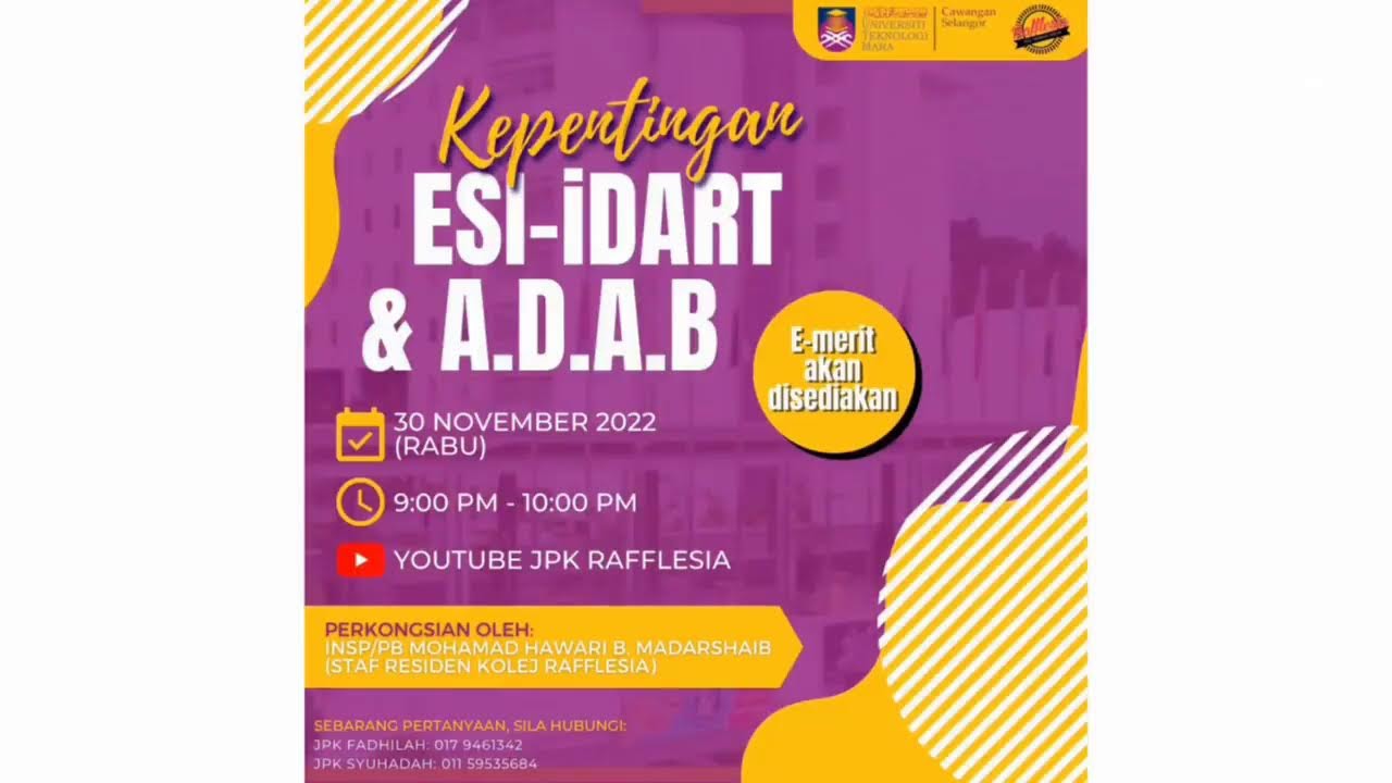 (REHEARSAL) KEPENTINGAN ESI-iDART & A.D.A.B - YouTube