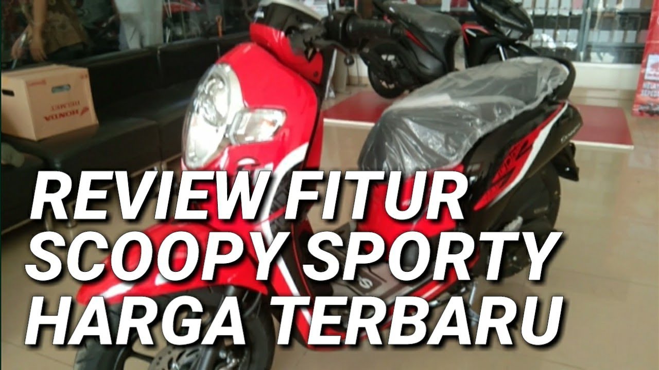 New Scoopy Sporty Merah Hitam | Nantikan Scoopy Terbaru 2020 - YouTube