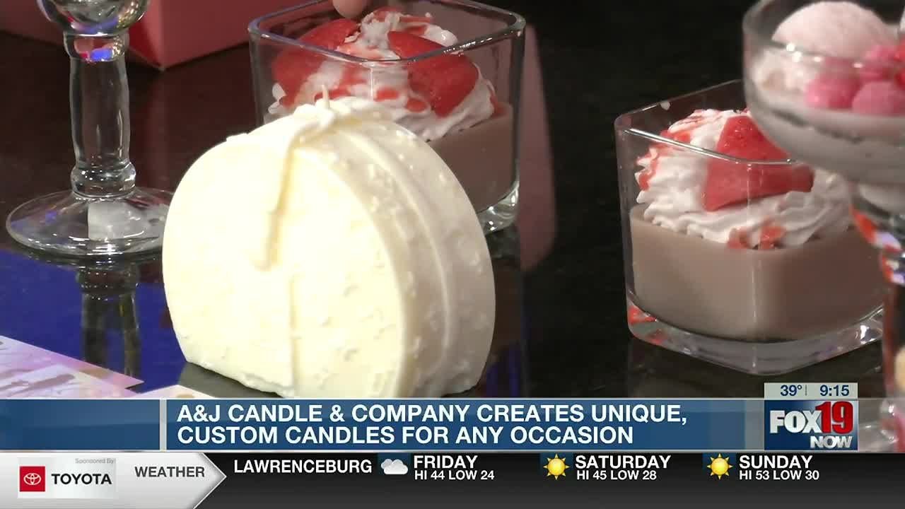 A&J Candle & Company creates custom candles - YouTube