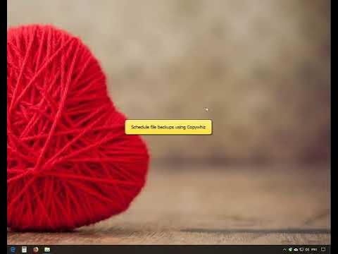 Windows: Schedule file copy for automatic backups in Windows using Copywhiz - YouTube