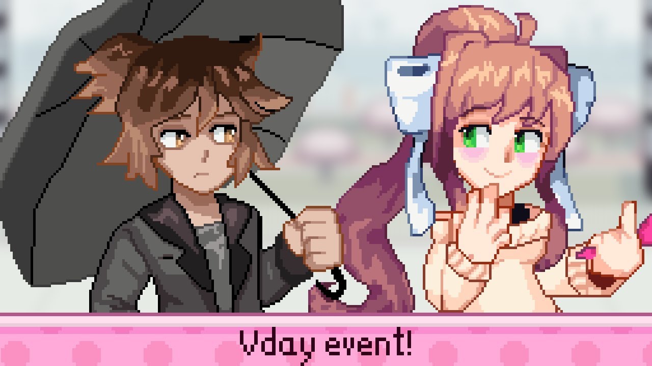 VDAY EVENT! Bright side! MONIKA vs ZAKK (silver lining) - YouTube