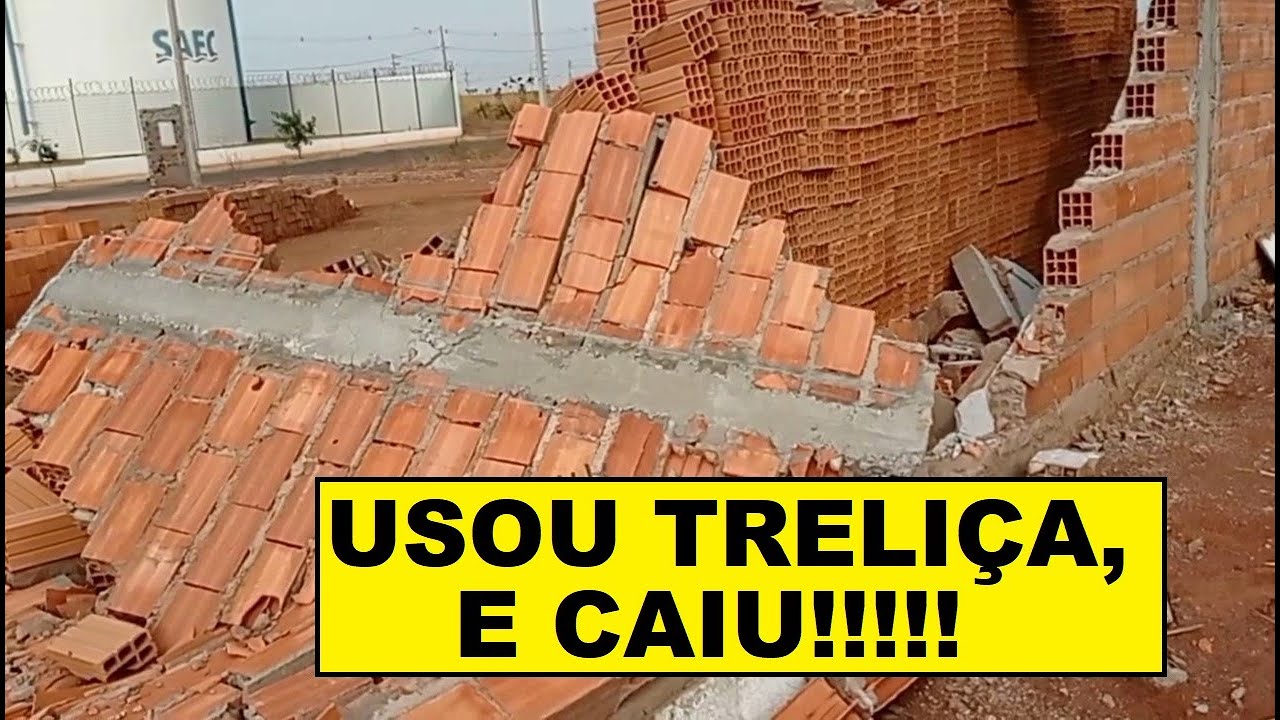O VENTO DERRUBOU ESTE MURO... COM TRELIÇA!😱 - YouTube