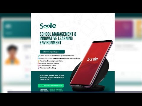 SMILE Management System for Basic Schools - YouTube